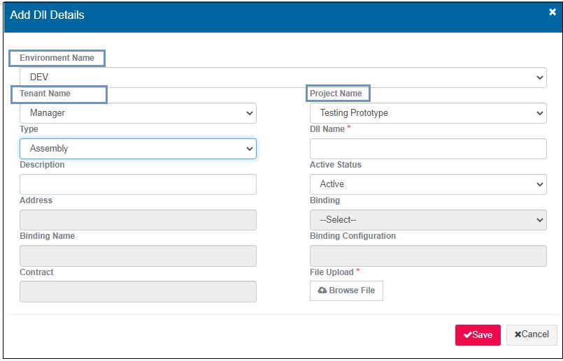 What is DLL management and how to insert the binary links? | Robility Docs